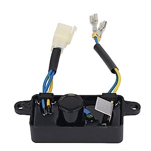 Hilitand Generator Voltage Regulator, 2.5kw Gasoline Generator Accessories Voltage Regulator Single Phase Six Wire Voltage, Communication Integrated Circuits