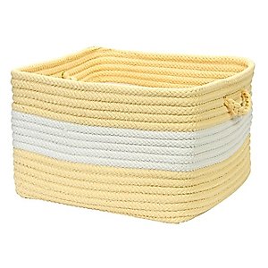 Colonial Mills Rope Walk Utility Basket, 14 by 10-Inch, Yellow