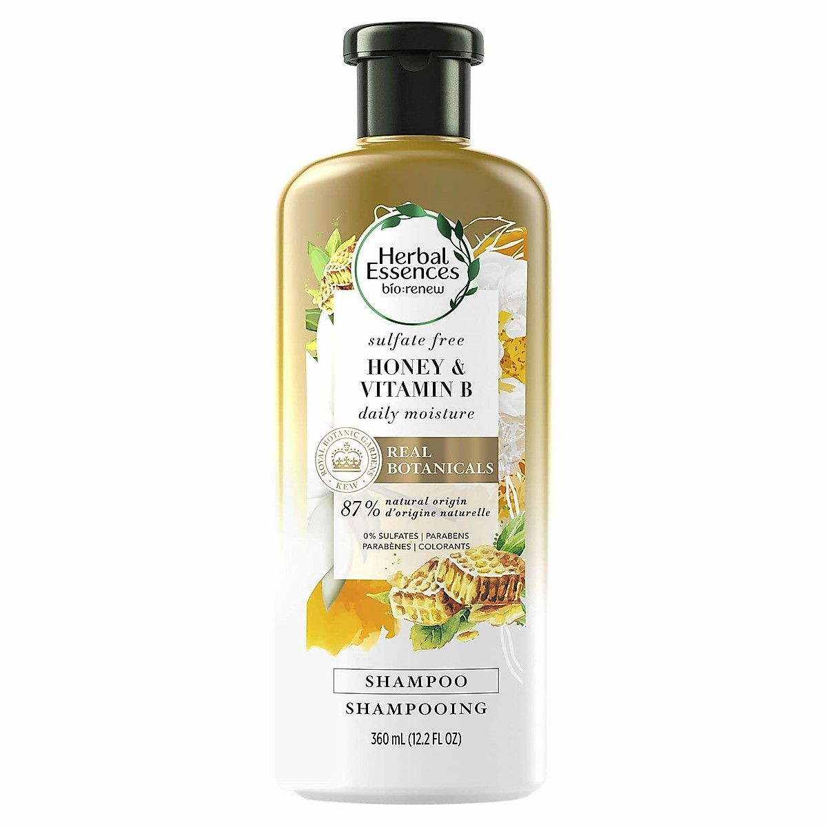 Herbal Essences Bio:renew Honey & Vitamin B Sulfate-Free Moisture Shampoo, 12.2 Fluid Ounce