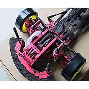 Hobbypower 1/10 Alloy & Carbon D3 4WD Drift Racing RC Model Car Frame Kit with Front One Way