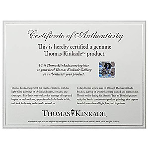 Thomas Kinkade Studios Minnie Rocks The Dots on Rodeo Drive 5 x 7 Brushwork (Burl Frame)