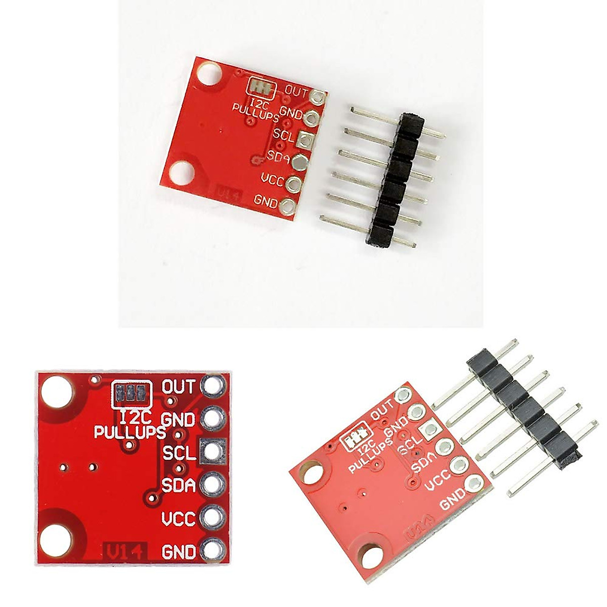 Comidox 4PCS MCP4725 Breakout Module I2C DAC 12Bit Development Board 2.7V to 5.5V Supply with EEPROM for Arduino Raspberry Pi