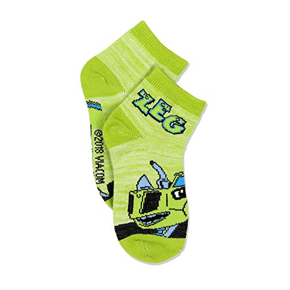 Nickelodeon Blaze and the Monster Machines Toddler Boys 6 pack Socks (Small (4-6), Multi)
