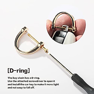 Car Keychain,Lanyard Crystal Bling Hand Wristlet Keychains,Anti-lost D-ring and 2 Key Rings,Leather Key Fob Holder Chain Ring (Green)