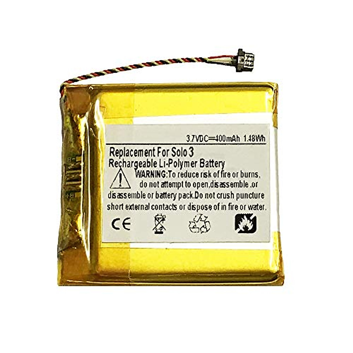 MPF Products 400mAh Battery Replacement Compatible with Beats by Dr. Dre Solo 3 Solo3 Wireless Headphones AEC353535