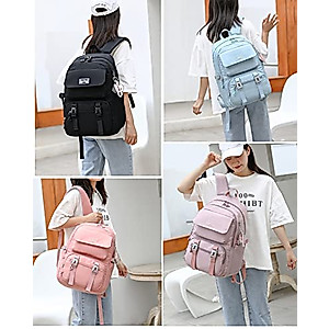 JiaYou Teen Girls Casual Backpack High Middle School Daypack Women Daily Travel Laptop Bag(2# Purple,35 Liters)