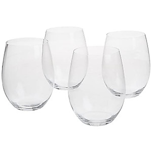 Riedel O Wine Tumbler Cabernet/Merlot, Set of 4, Clear -21 fluid ounces