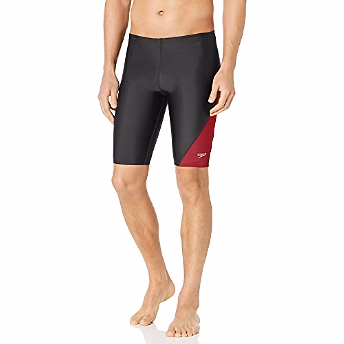 Speedo Men's Swimsuit Jammer PowerFlex Eco Revolve Splice Team Colors