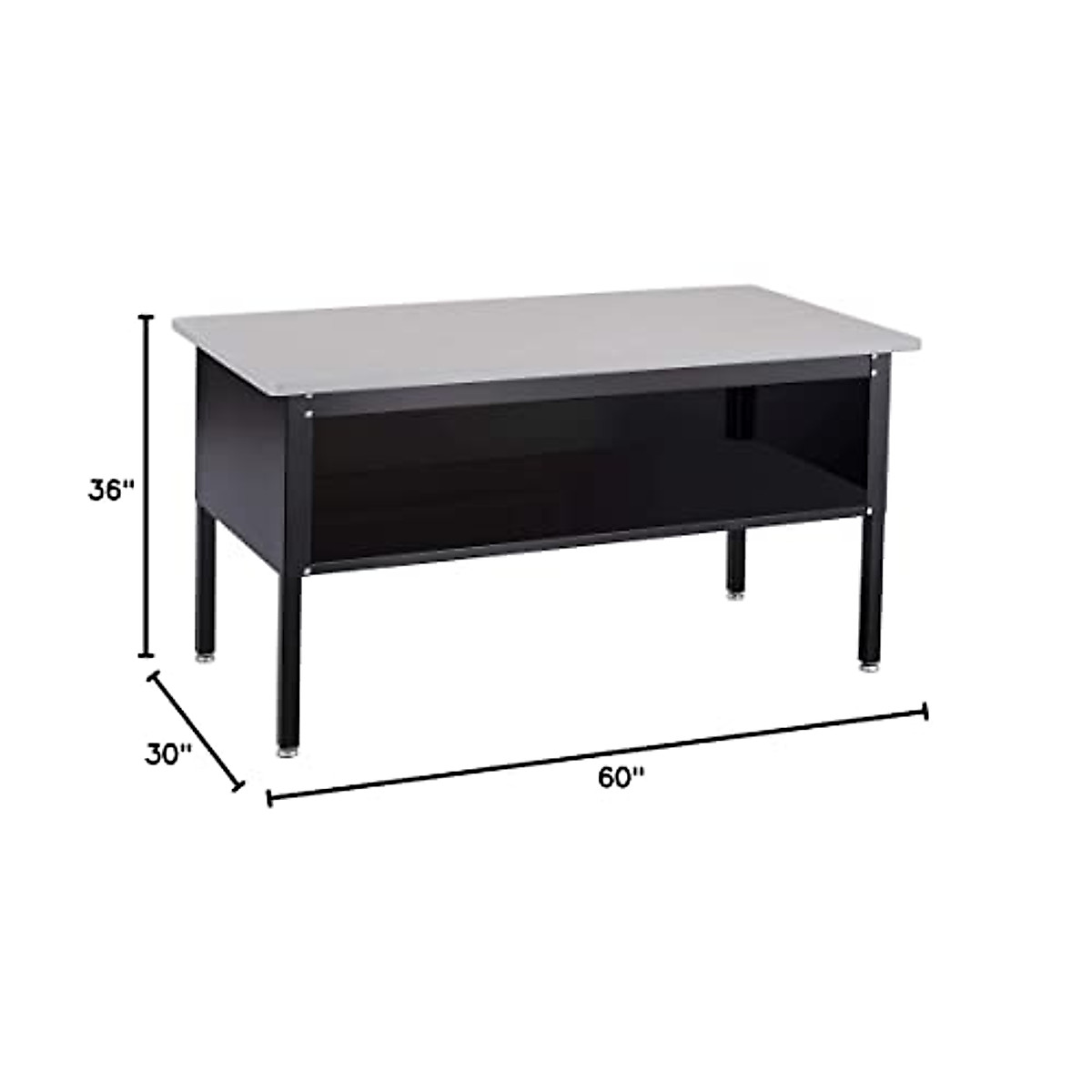 Safco Products 7749BL E-Z Sort Mail Station Sorting Table - Base Only, Black