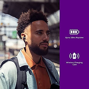 Philips T5506 True Wireless Headphones with Noise Canceling Pro (ANC PRO) and Up to 32hrs Playtime with Wireless Charging Case, Black