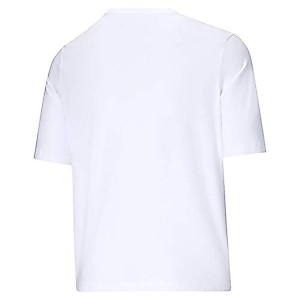 PUMA mens Essentials Logo Tee Shirt, Puma White, 4XLarge Tall US