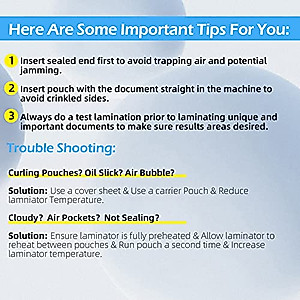 Uinkit Legal Thermal Laminating Pouches 9X14.5inches 5mil for Extra Protection 100Pack Clear Glossy Laminating Sheets Laminator Pockets (9x14.5x100-5mil)