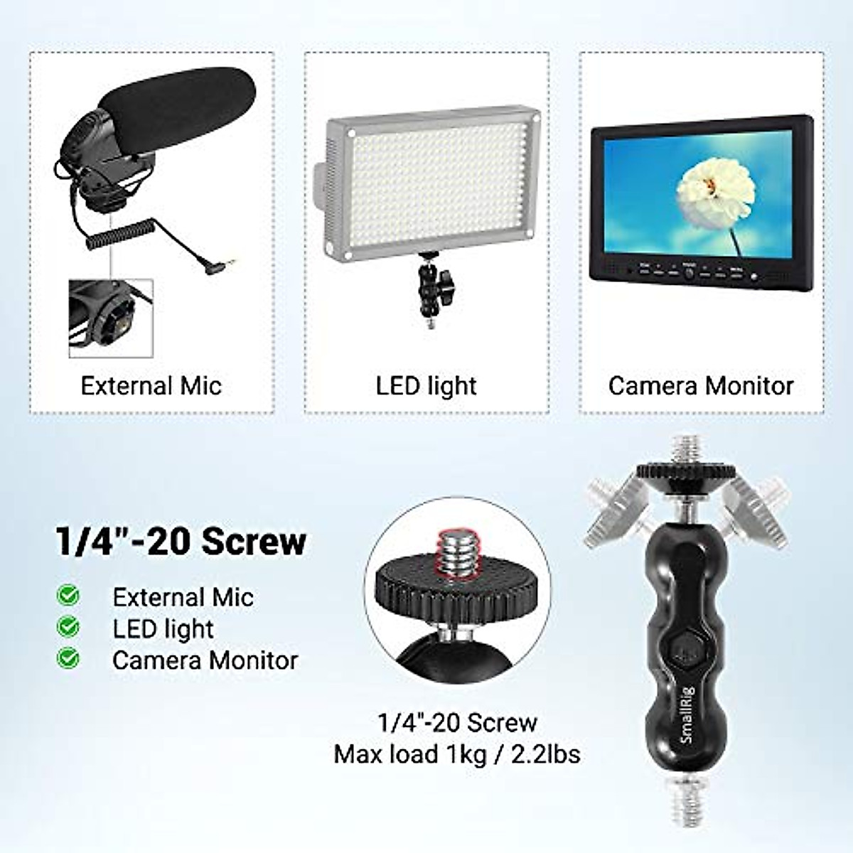 SmallRig Universal Magic Arm with Small Ballhead (2pcs) 2158