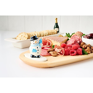 Nora Fleming Frosty Pal (Snowman) - Hand-Painted Ceramic Christmas Decor - Winter Minis for The Home and Office