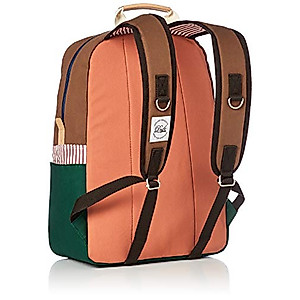 Drife ORG & GRN Backpack, Multi-Color YKK Zipper