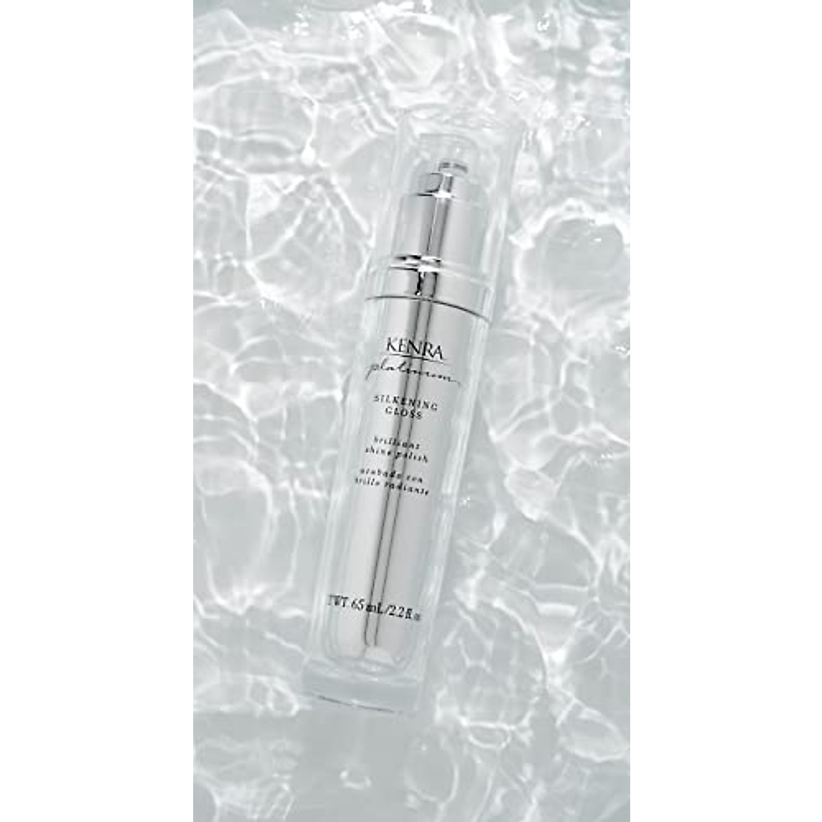 Kenra Platinum Silkening Gloss | Brilliant Shine Polish | Tames Frizz & Smooths Flyaways | Lightweight Formula | Protects Against Humidity | Smooths Dry Ends | Medium To Coarse Hair | 2.26 fl. oz