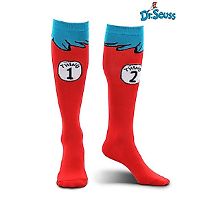 elope Dr. Seuss Thing 1 & 2 Costume Socks for Kids