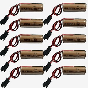10 Pack STRENG-CELL Fdk Cr8.Lhc Replacement Battery Cr8 Lhc 3 Volt Lithium Automatic Flusher Toto Flusher Battery TH559EDV410R