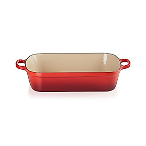 Le Creuset Enameled Cast Iron Signature Rectangular Roaster, 7 qt. (12.8" x 18.7"), Cerise