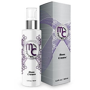 Major Curves Bum Cream - Get that Brazilian BumBum Booty Fast, Helps Lift, Tone, Tighten and Reduce Appearance of Cellulite - 2 Month Supply, Huge 6oz Bottle