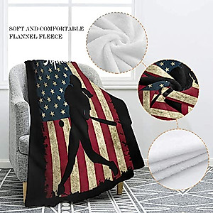 Custom Blanket Personalized View Soft Fleece Throw Blanket with Name for Gifts Sofa Bed 50 X 60 inches