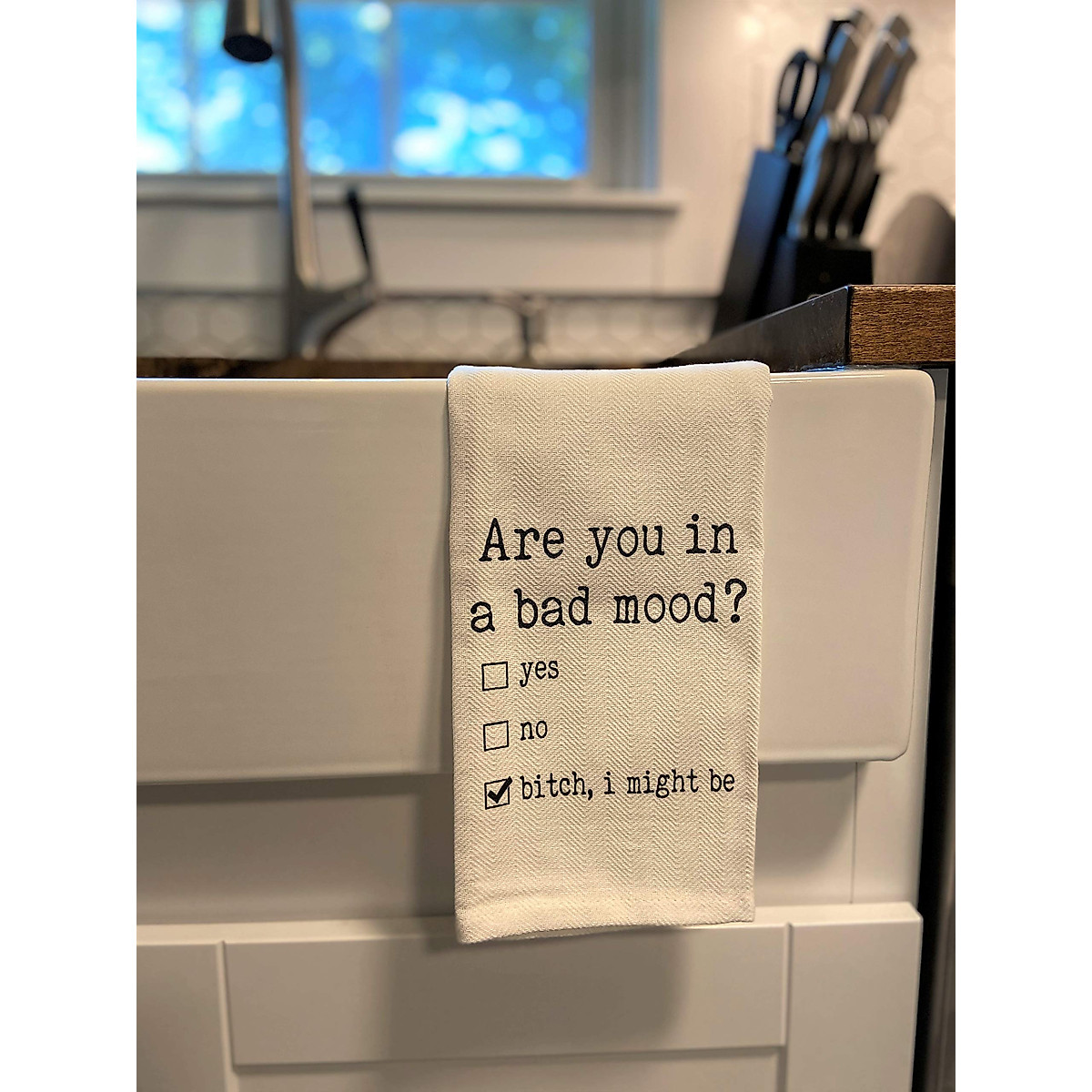 Are You In A Bad Mood Tea Towel