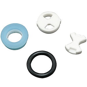 FMHXG 2Sets Copper Valve Core Ceramic Disc Kit Double Open Replacement for Cold and Hot Water Faucet Accessories