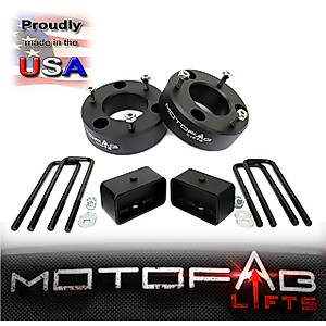 MotoFab Lifts CH-3F-2R 3 in Front and 2 in Rear Leveling lift kit that is compatible with 2007-2018 Chevy Silverado Sierra GMC