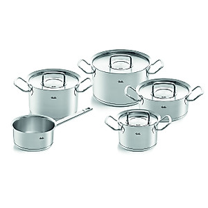 Fissler Original-Profi Collection Stainless Steel Cookware with Sauce Pan, 9 Piece