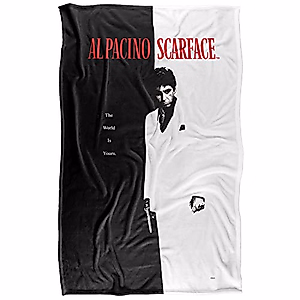 Trevco Scarface Poster Silky Touch Super Soft Throw Blanket 36" x 58"