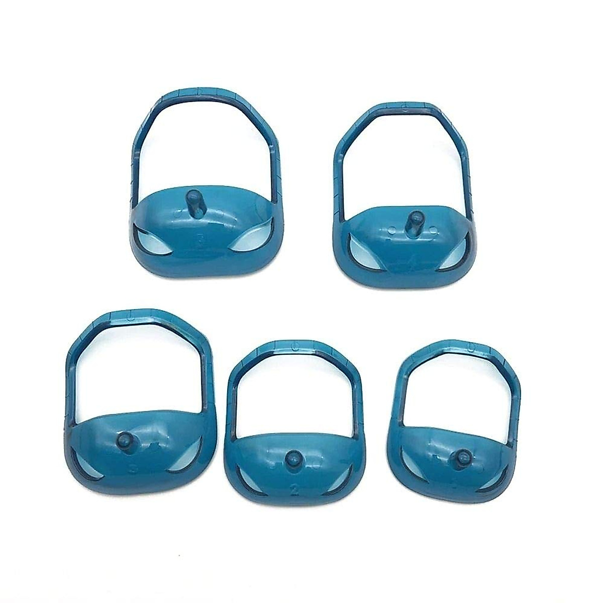 Sasha Square Goatee Shaper for Men, Beard Grooming Kit for Men, Barber Accessories, Beard Shaper for Men, Saves Time & Gives You Perfect Symmetric Beard (Blue)