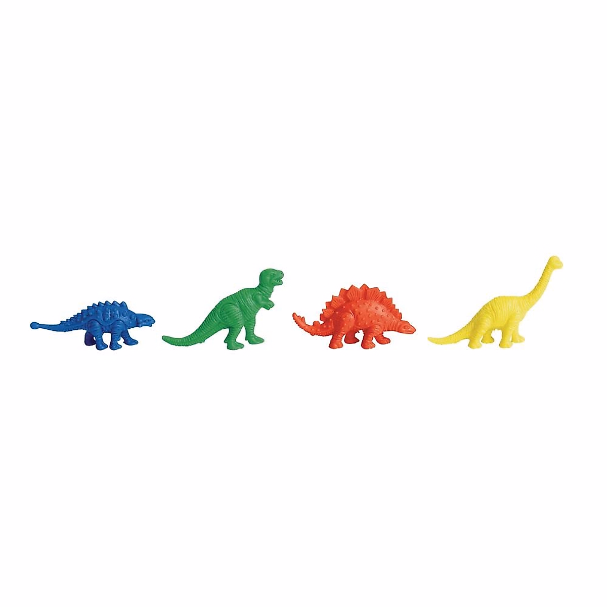 Excellerations Math Manipulatives Set of 128 Mini Dinosaur Counters 1-1/2 inches -2 inches, STEM Educational Toys for Mathematics, Preschool (Item # DNCT1)