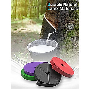 LEEKEY Resistance Band Set, Pull Up Assist Bands with Non-Slip Texture-Stretch Resistance Band Exercise Bands - Mobility Band Powerlifting Bands for Resistance Training