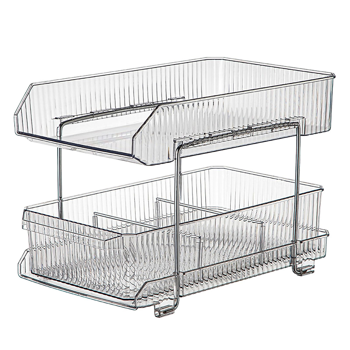 Medicine Cabinet Organizer, Multi Purpose Kitchen Under Sink Organizers, Pull Out Kitchen Pantry Shelf Cupboard, Home Organization for Kitchen Pantry, Desktop, Toiletry, Hair Products,