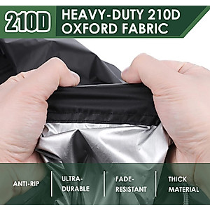 Gicov Chaise Lounge Cover Outdoor Waterproof Heavy Duty Lounge Chair Cover with Windproof Elastic Hem Indoor Extra Large Anti-UV Chaise Lounge Cover Patio Garden Furniture All Season Protection 1Pack