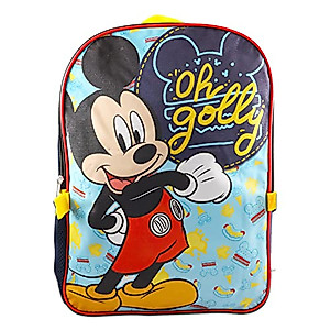 Disney Bundle Mickey Mouse Backpack and Lunch Box Set - Mickey Mouse Backpack for Boys 8-12 Bundle with Mickey Mouse Lunch Bag for Kids, mickey school supplies disney school backpack 0
