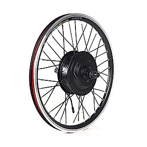 EBIKELING Waterproof Ebike Conversion Kit for Electric Bike 20" Front Wheel Electric Bicycle Hub Motor Kit