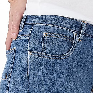 Lee Women's Relaxed Fit Capri Jean, Soar, 12 Petite