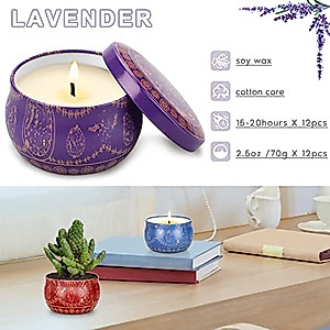 12 Pack Constellation Scented Candles, 30oz 240H Burning Long Lasting Bulk Candles Gifts for Women, Soy Candles for Home Scented, Unique Aromatherapy Set Ideal Gifts Housewarming for Friends