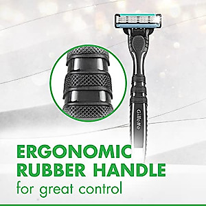 Gillette Mach3 Disposable Razors for Men, 6 Count, Designed for Sensitive Skin