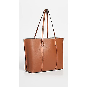 Tory Burch Women's Perry Triple Compartment Tote, Light Umber, Brown, One Size