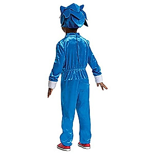 Disguise Sonic the Hedgehog Costume, Official Sonic Movie Costume and Headpiece, Toddler Size Small (2T)