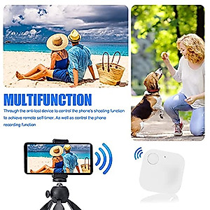 Bluetooth Key Tracker,GPS Bluetooth 4.0 Anti-Lost Finder,Child Pet Item Two-Way Alarm Anti-Lost Finder,Phone Recording/Shooting Control,Automatic Alarm Tracker with App for Android/iOS Phone