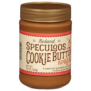 Roland Foods Speculoos Cookie Butter Spread, Specialty Imported Food, 14.1-Ounce Jar, Packaging May Vary