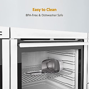 Petory - Automatic Stainless Steel Pet Water Fountain, Water Dispenser with 2 Replacement Filters, 2.1L/71oz BPA-Free, for Cats Inside with Adjustable Water Flow