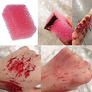 CCbeauty Halloween SFX Makeup kit Professional Oil Face Body Paint with 10 Brushes+ Wound Scar Wax (1.6Oz)+Coagulated Fake Scab Blood Gel+Metal Spatula for Special Effects Stage Costume Cosplay Makeup