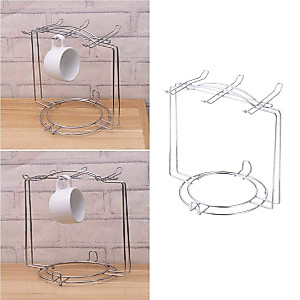 Coffee Mug Holder for Countertop: Coffee Cups Rack Coffee Mug Organizer Station Mug Stand Coffee Bar Accessories