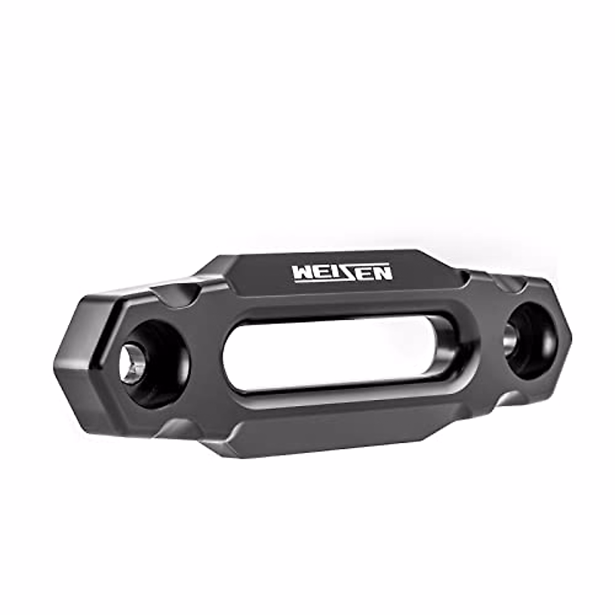 WeiSen ATV 4 7/8" Aluminum Winch Fairlead for 2000-3500 LBs, Synthetic Rope Hawse Fairlead 124MM for ATV Winches