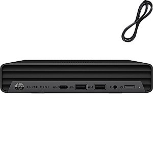 HP 2023 Elite Mini 600 G9 MFF Business Desktop Computer, 12th Intel 12-Cores i7-12700T, 8GB DDR5 RAM, 256GB PCIe SSD, Wolf Pro Security Edition, Windows 11 Pro, BROAG Cable