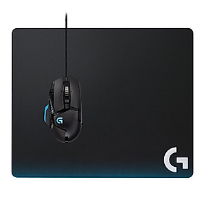 Logitech G440 Hard Gaming Mouse Pad for High DPI Gaming -Rubber, Black
